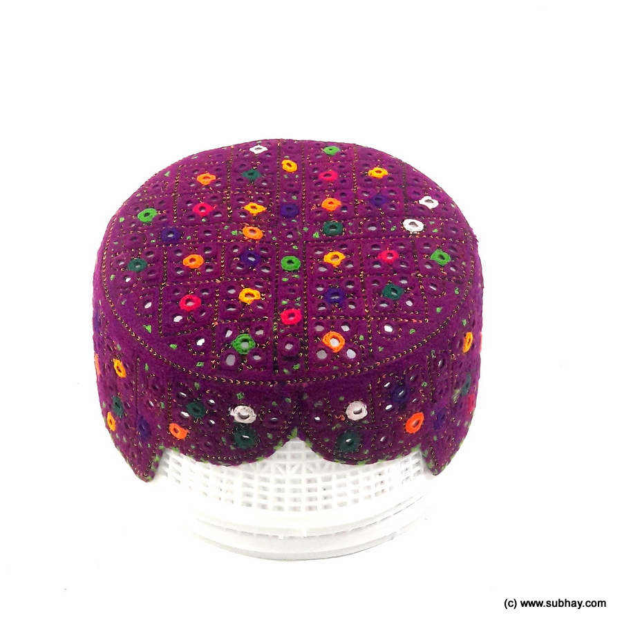Buy Purple Bugti / Balochi Cap or Topi MKC-758 In Pakistan at Lowest Price