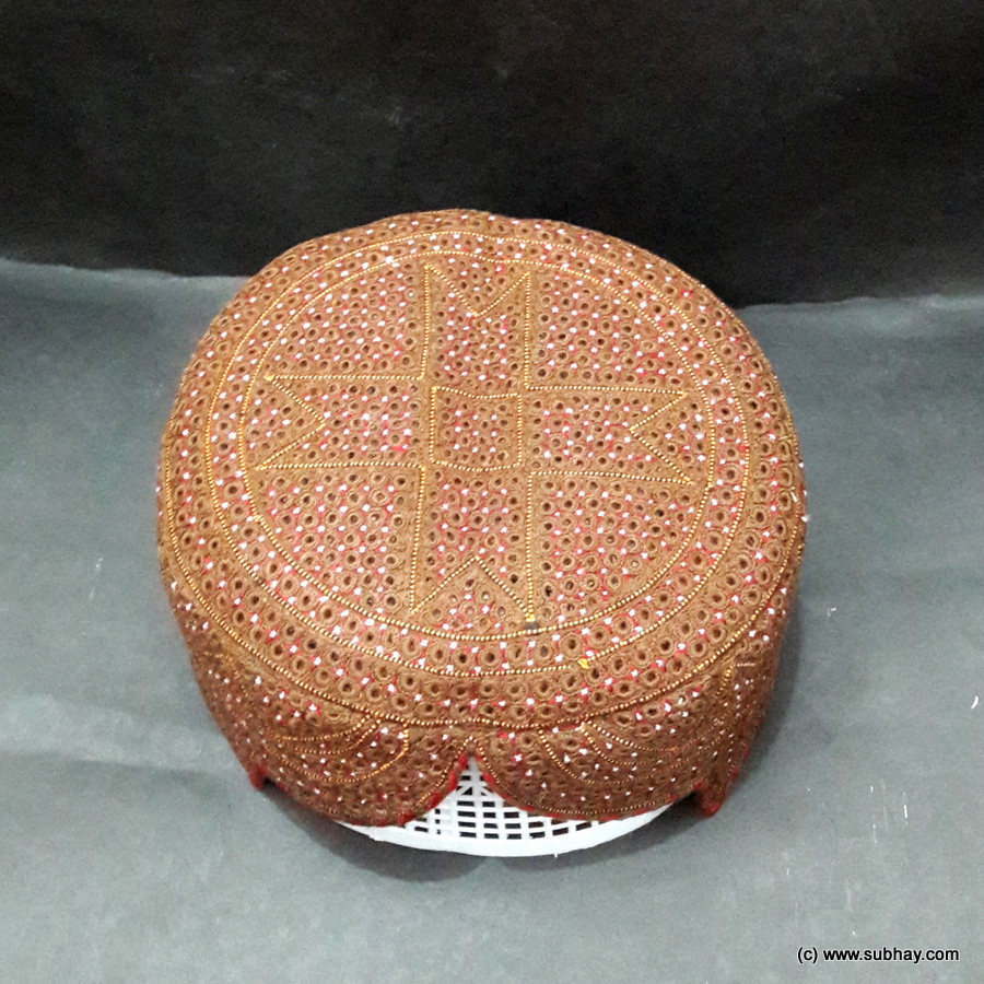 Buy Brown Color Chakki Sindhi Cap / Topi (Hand Made) MKC-717 - Online ...
