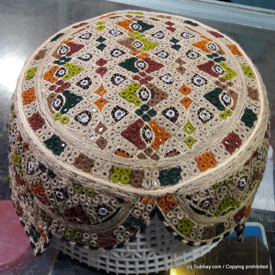 Buy Yaqoobi Tando Adam / Zardari Sindhi Cap / Topi (Hand Made) MKC-450 ...