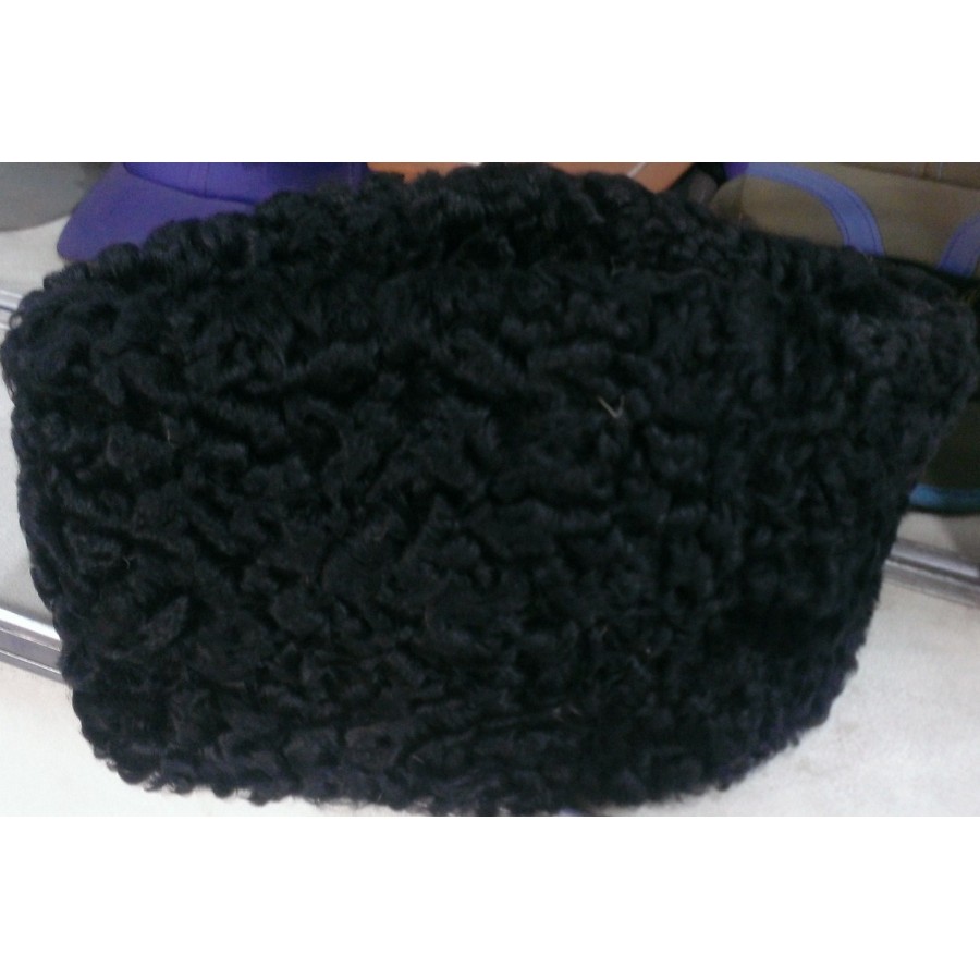 Buy Persian Lamb / Karakul / Camel Skin Jinnah Cap - Black D-02 ...