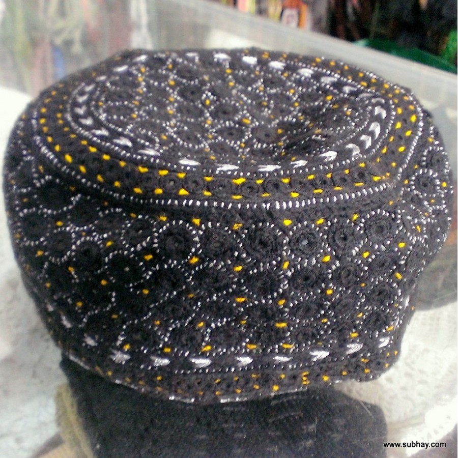 Buy Black Color Soomro Sindhi Cap Full Skull MK-89 - Online in Pakistan