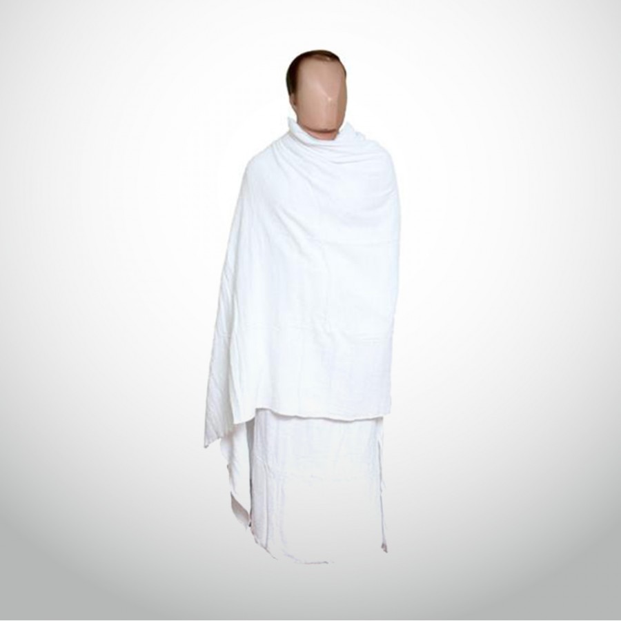Buy Men's 2Pcs Latha Ihram For Hajj & Umrah 100% Cotton - Online in ...